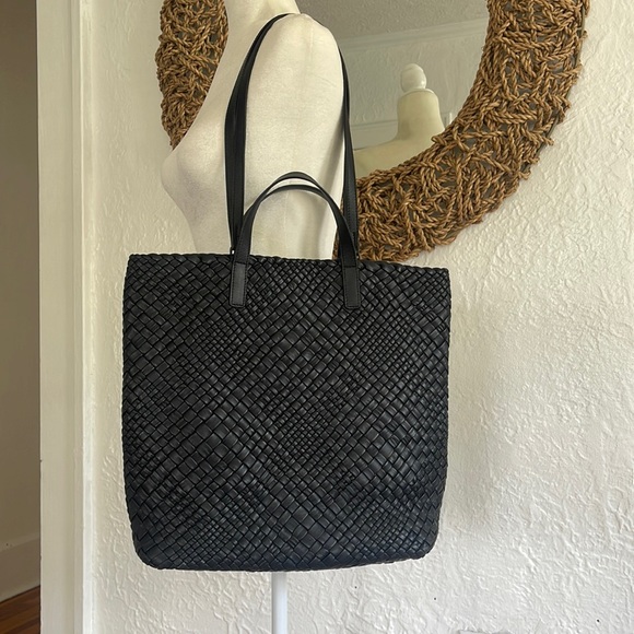 Falor Italia | Bags | Italian Genuine Leather Woven Tote | Poshmark